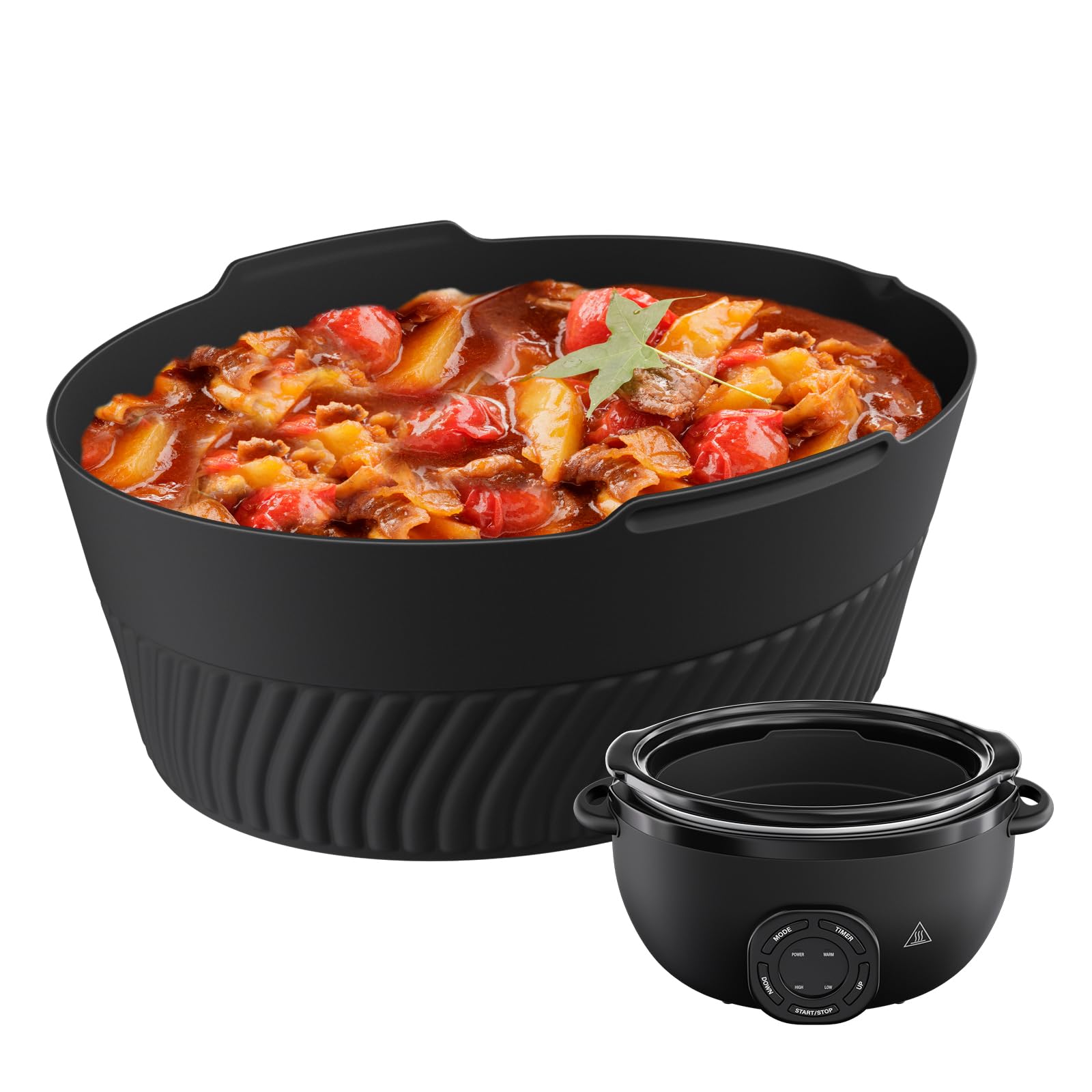 Amazon.com: spoonlemon Silicone Slow Cooker Liners,Reusable Silicone ...