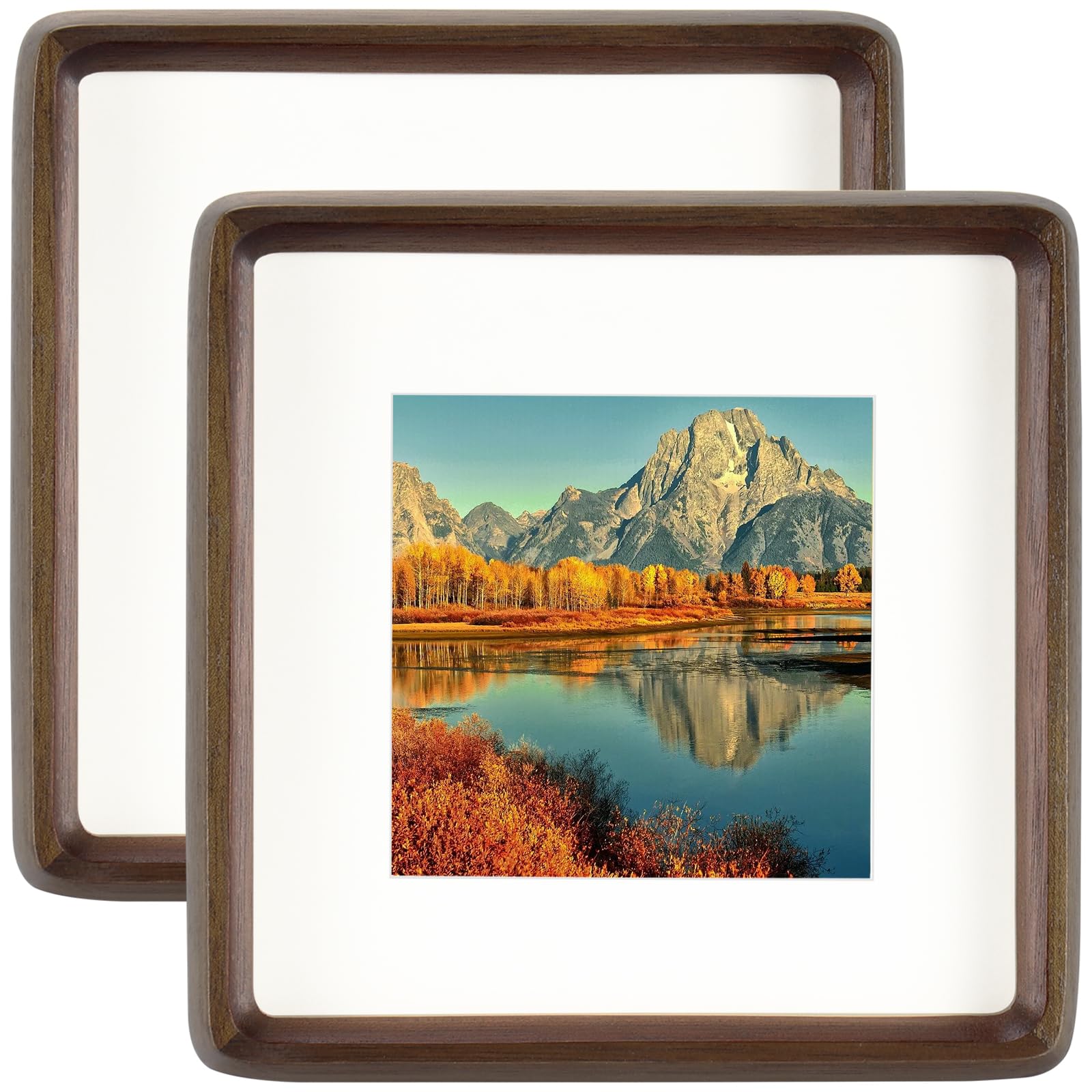 Amazon.com - HELPLEX 6x6 Picture Frame Set of 2, Display Picture 4x4 ...