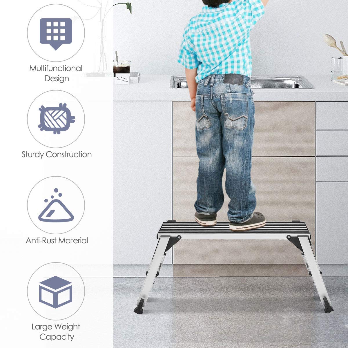 Folding Drywall Bench Aluminum Folding Drywall Bench