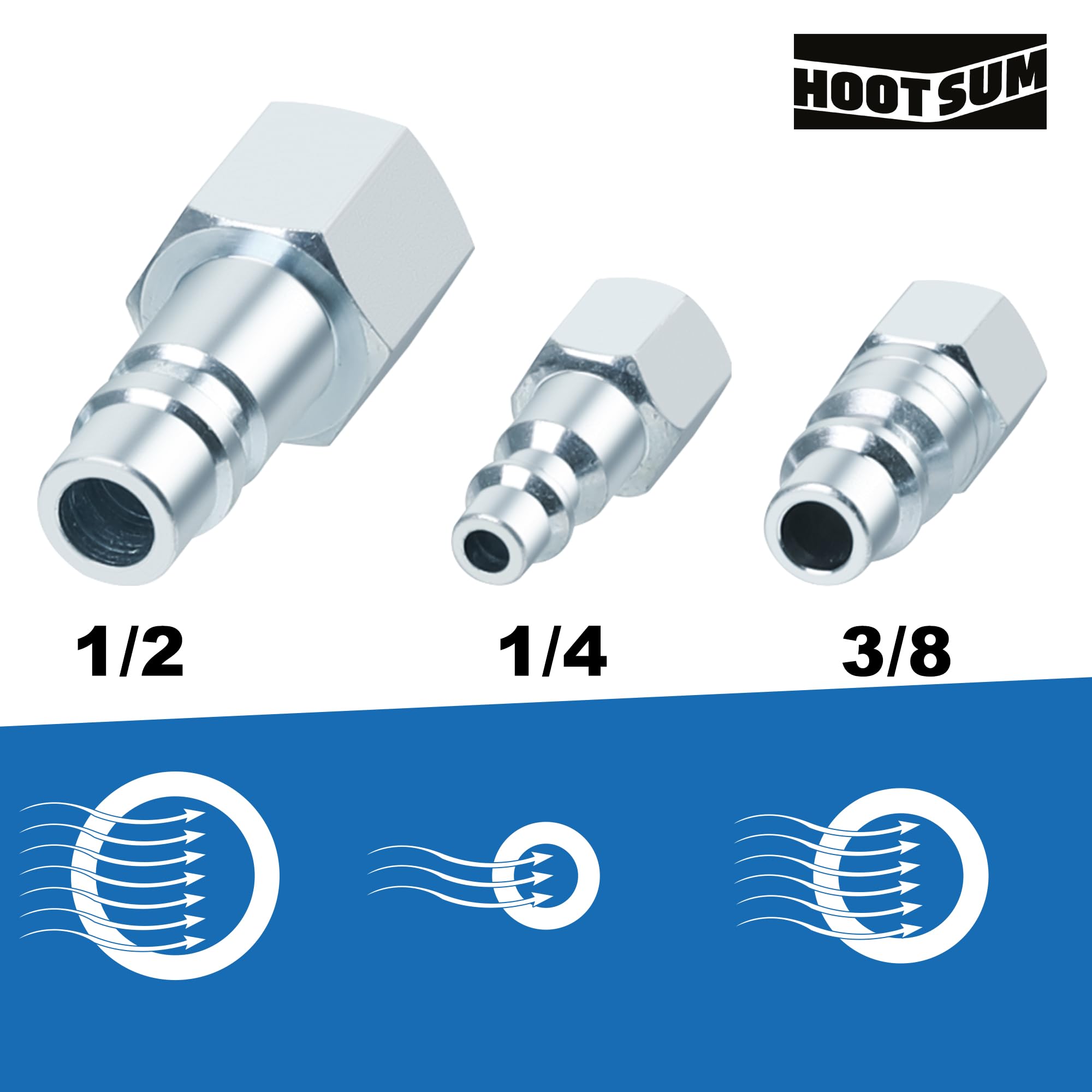 1 2 Air Quick Connect Fittings Pcf Pneumatic Stainless Steel Fittings