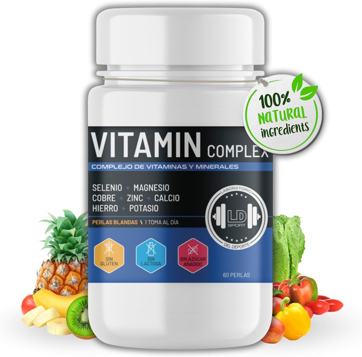 LD SPORT | Complejo vitaminico completo | Multivitaminico con Vitaminas ...