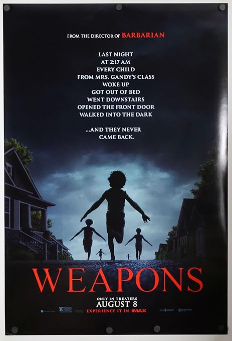 Amazon.com: WEAPONS MOVIE POSTER 2 Sided ORIGINAL 27x40-2025 - Zach ...