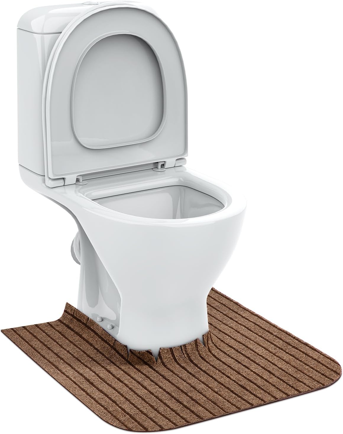 Amazon.com : Drydiet 12 Pack Round Commode Potty Training Mats Rubber ...