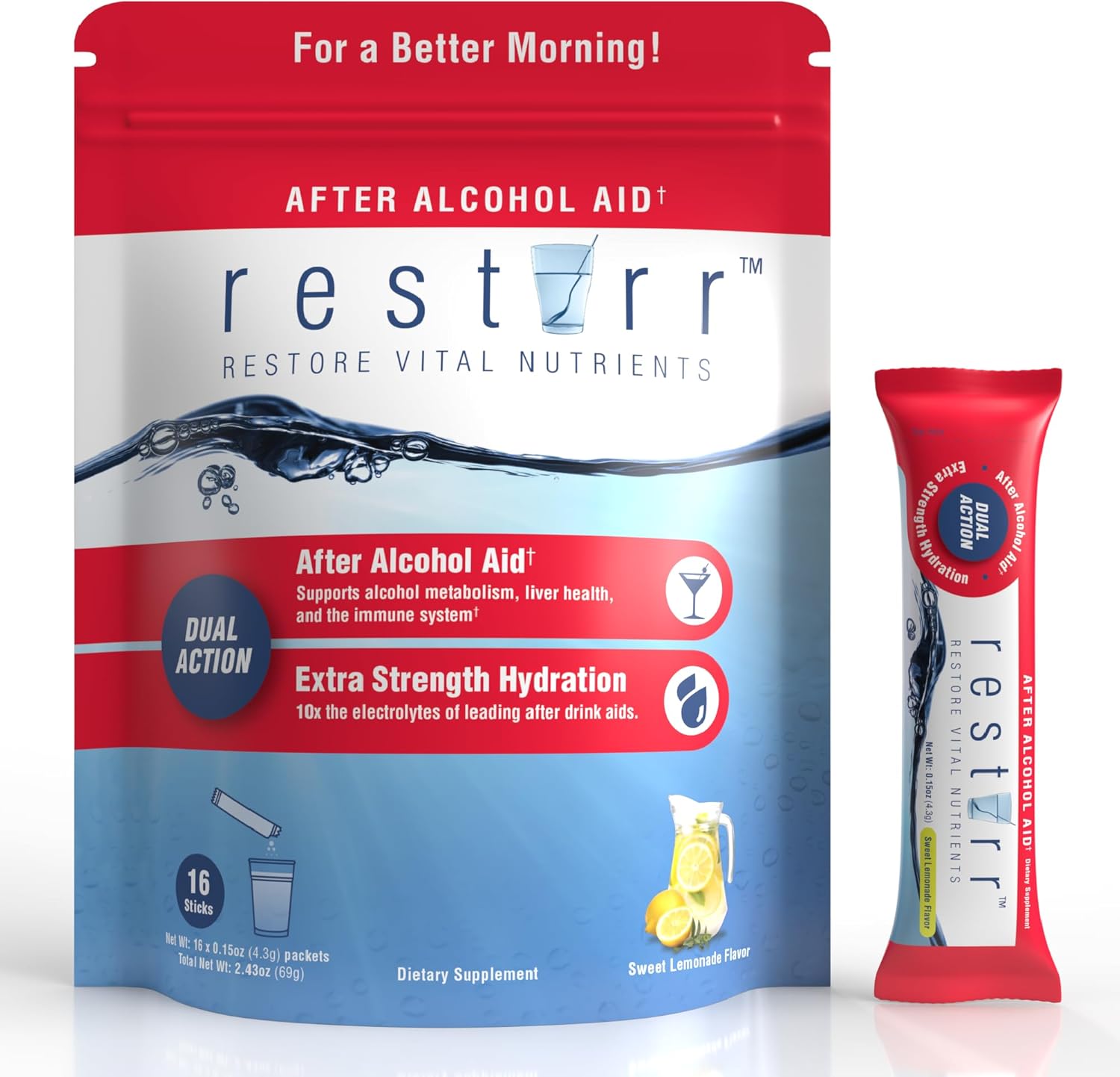 Amazon.com: restirr After Alcohol Aid: for a Better Morning. | Supports ...