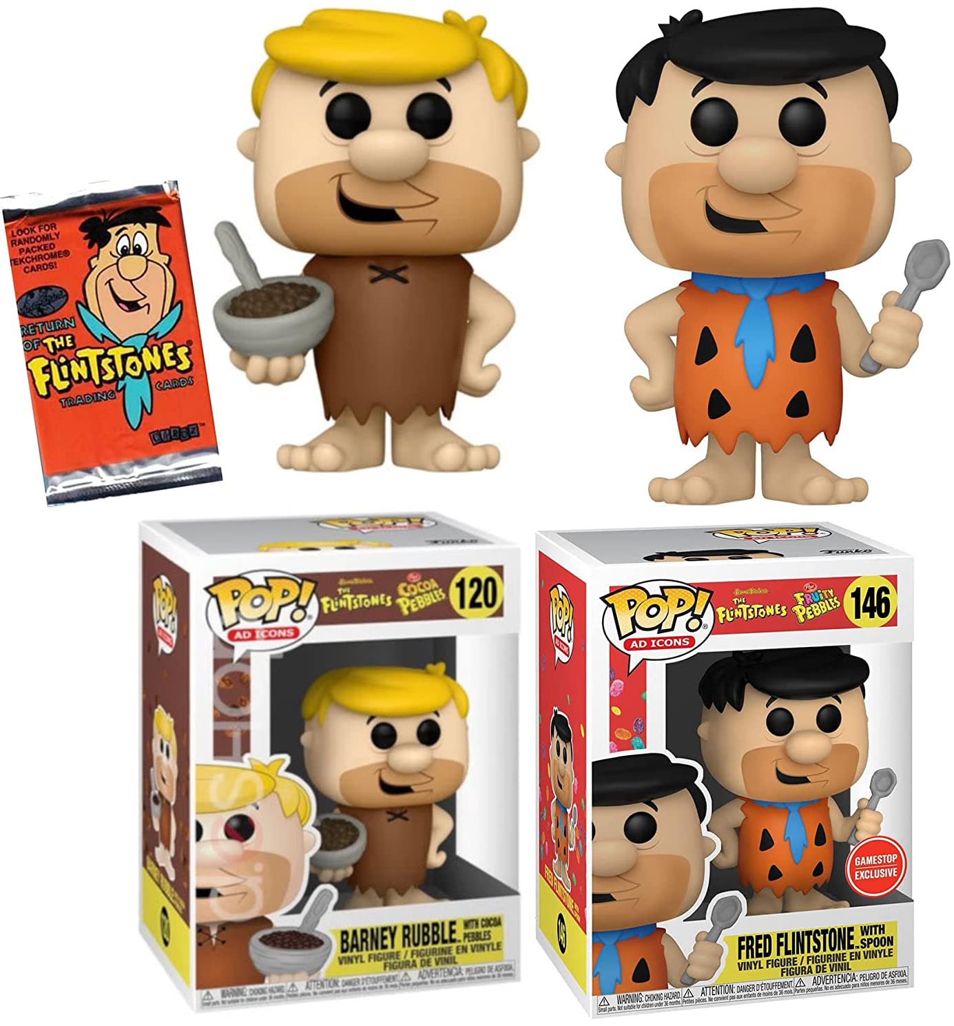 Buy Barney Fred Pop! Ad Icons Cartoon Morning The Flintstones Exclusive ...