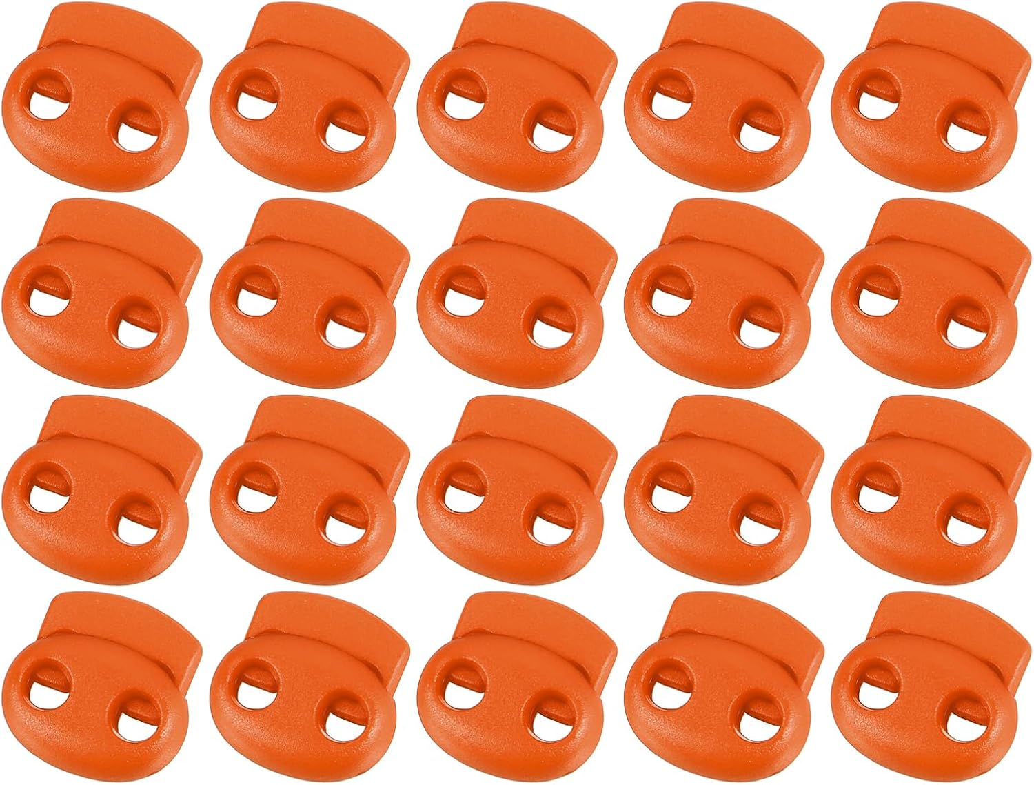 Amazon.com: uxcell Plastic Spring Cord Locks, 20Pcs Shoe Lace Tie Lock ...