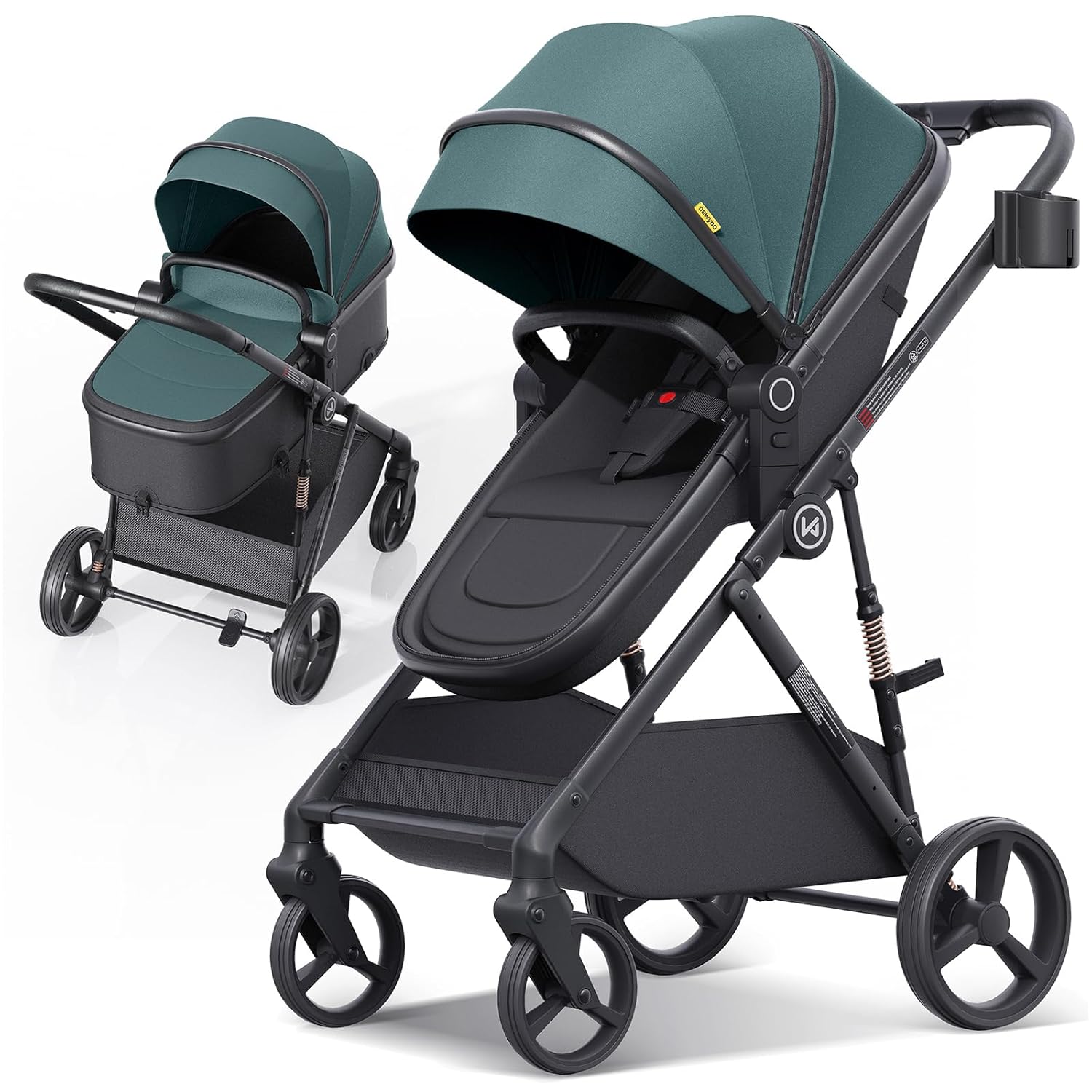 Amazon.com : newyoo Baby Stroller, Infant Bassinet Strollers w ...