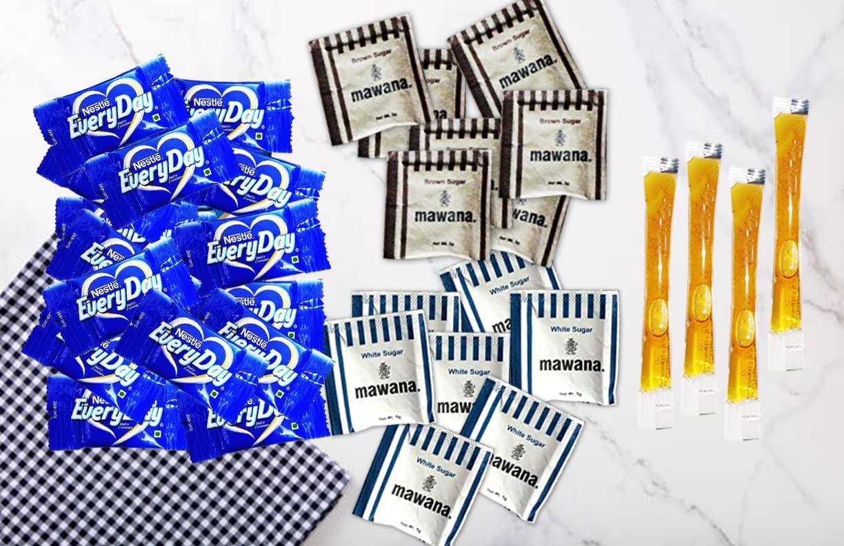 Buy PRO LIFE MAWANA White&Brown sugar(5gm.)+Honey sachet(8gm.*80 ...