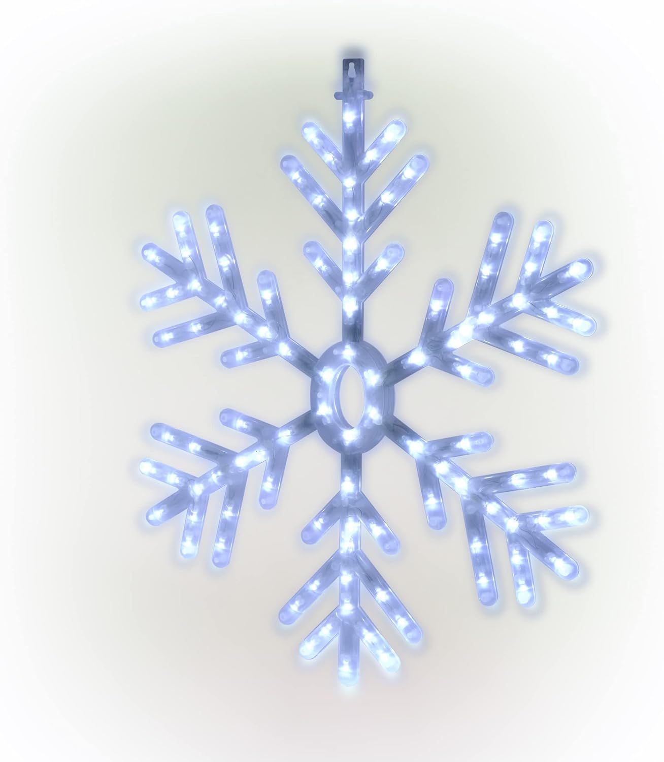 Amazon.com : Alpine Corporation 24"H Indoor/Outdoor Hanging Snowflake ...