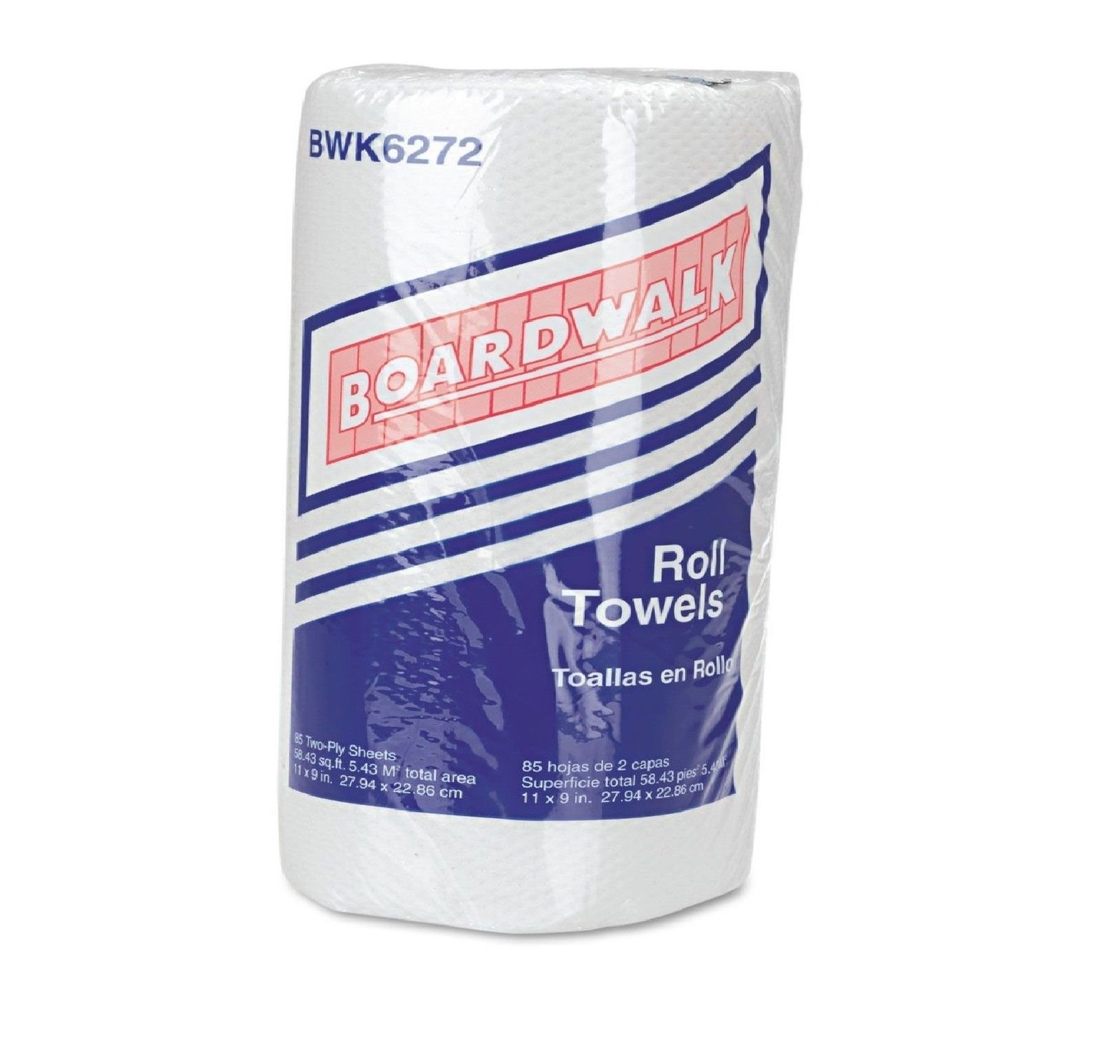 Amazon.com: Boardwalk 6272 Paper Towel Rolls, Perforated, 2-Ply, White ...