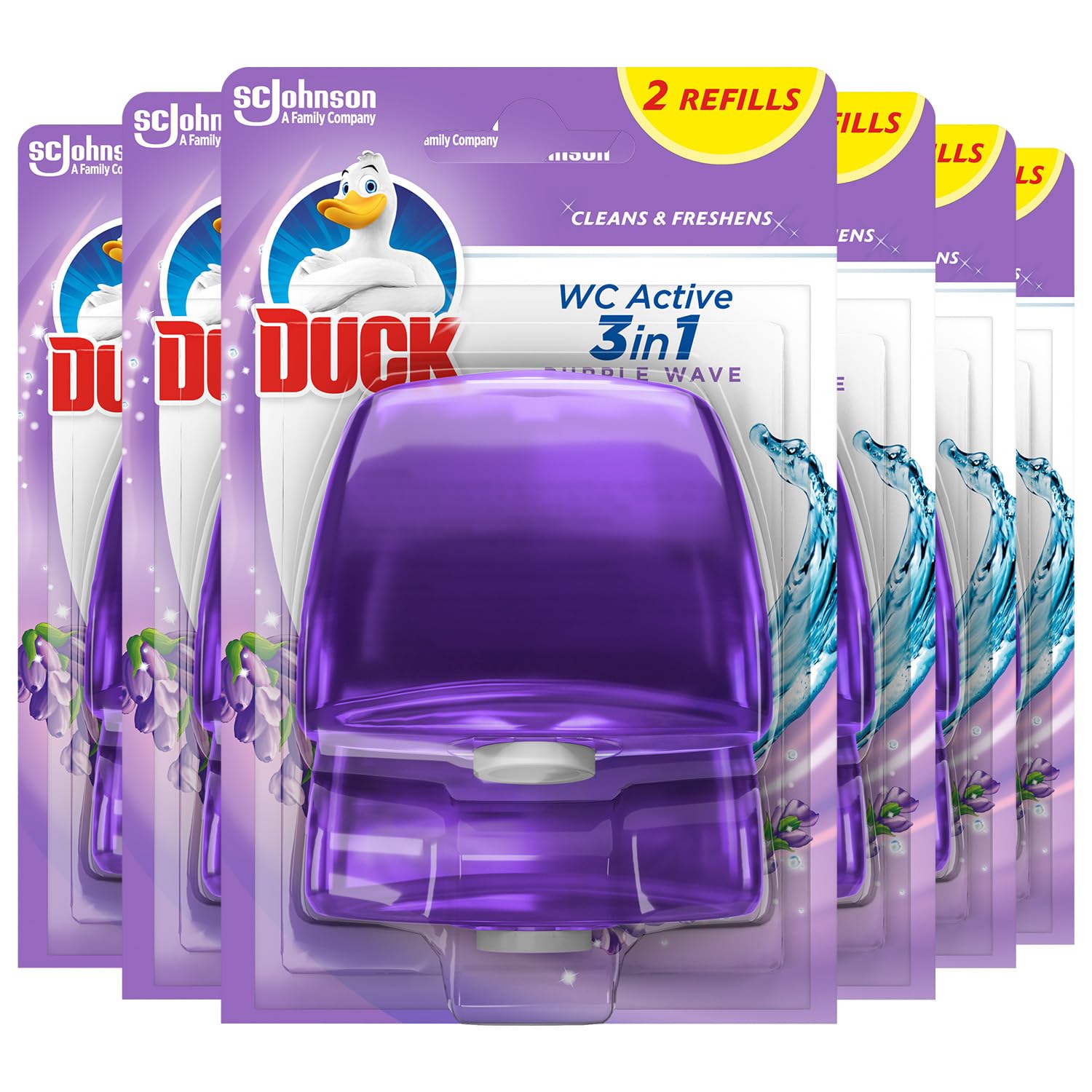Buy Duck Toilet Liquid Rim Block Refill Duo, 3in1 Toilet Cleaner ...