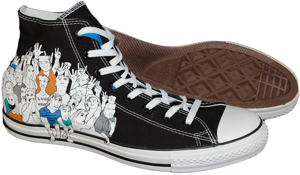 Amazon.com | Converse Chuck Taylor Crowd Hi Black Sneakers | Basketball