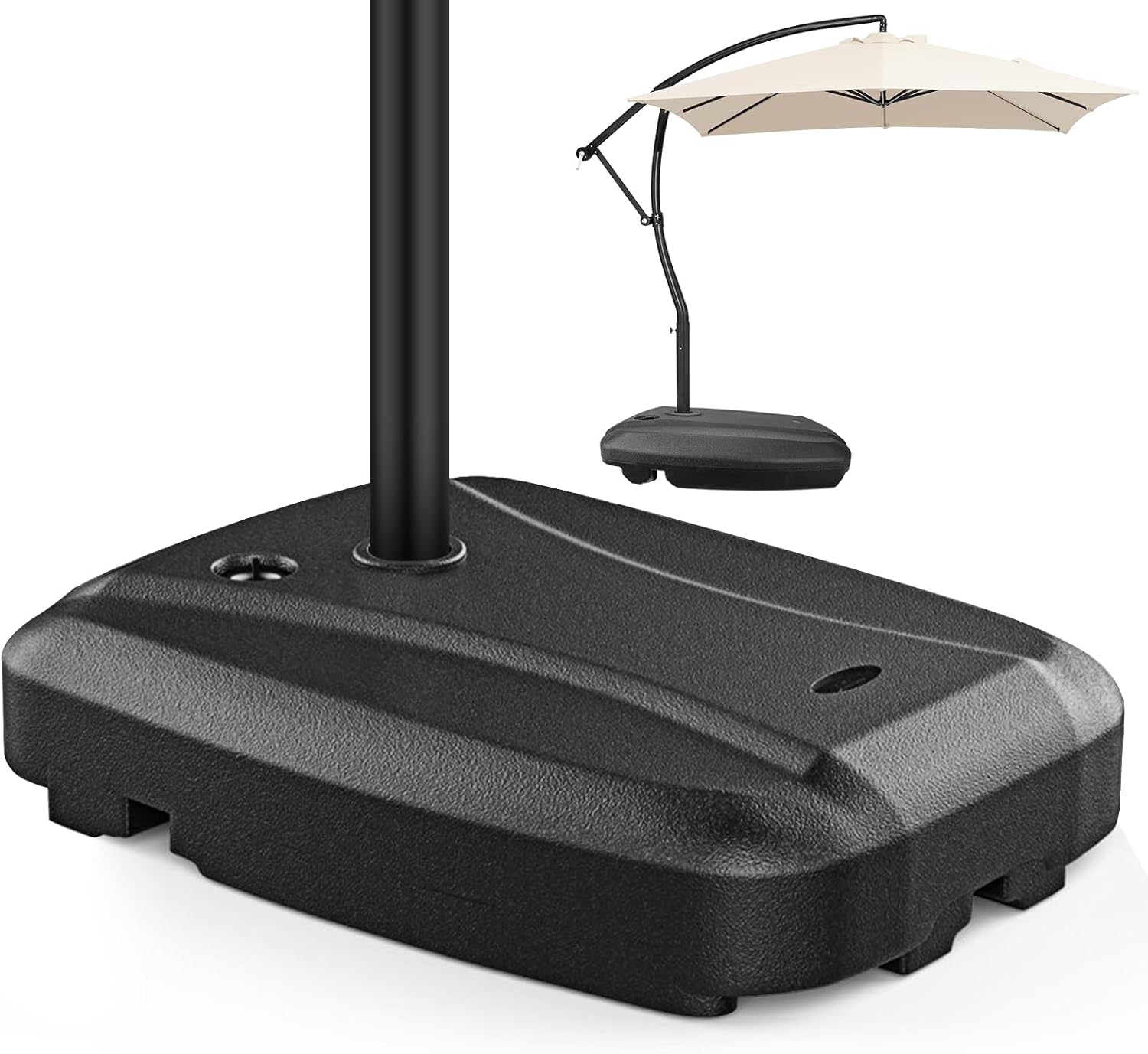 Amazon.com : LASTOOLS 300Lbs Umbrella Base Stand with Wheels,Patio ...
