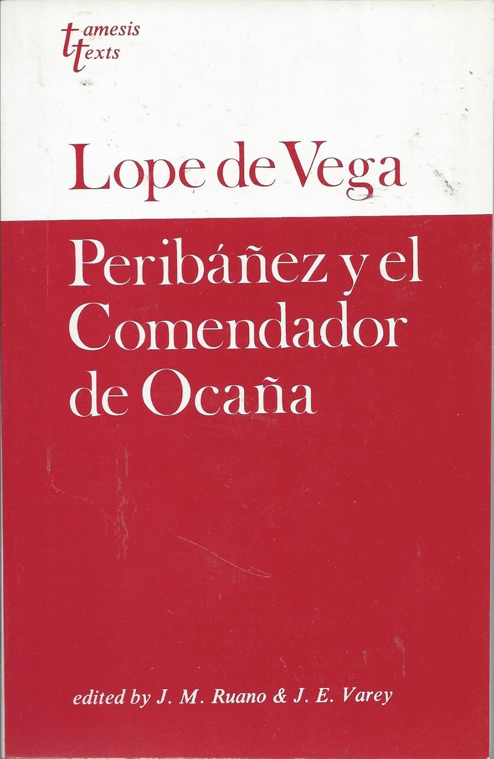 Amazon.com: Lope de Vega: Peribanez y el comendador de Ocana (Grant ...