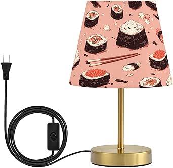 Vozoza Cartoon Sushi Dimmable Table Lamp Night Light Bedroom Lamps for ...
