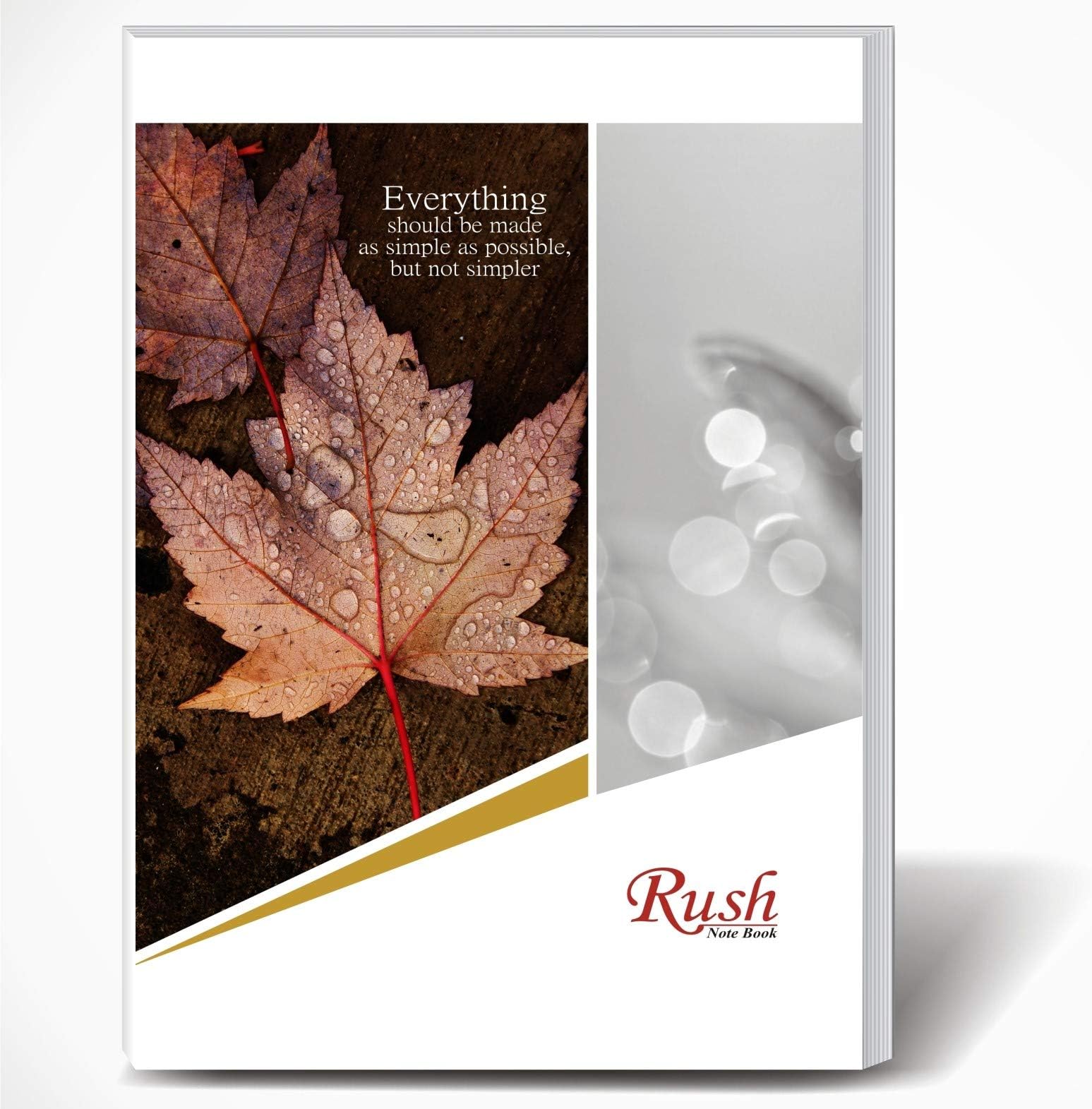 Rush Rough A4 Spiral Notebook 300 Pages | Single Line Ruled | 300 Pages ...