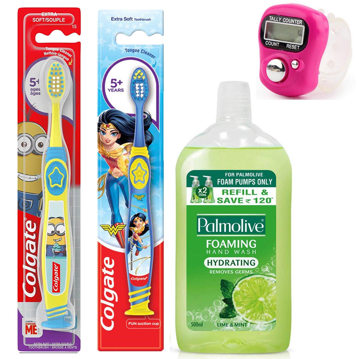 Buy Colgate Kids Wonder Woman Tongue Cleaner Toothbrush + Colgate Kids ...
