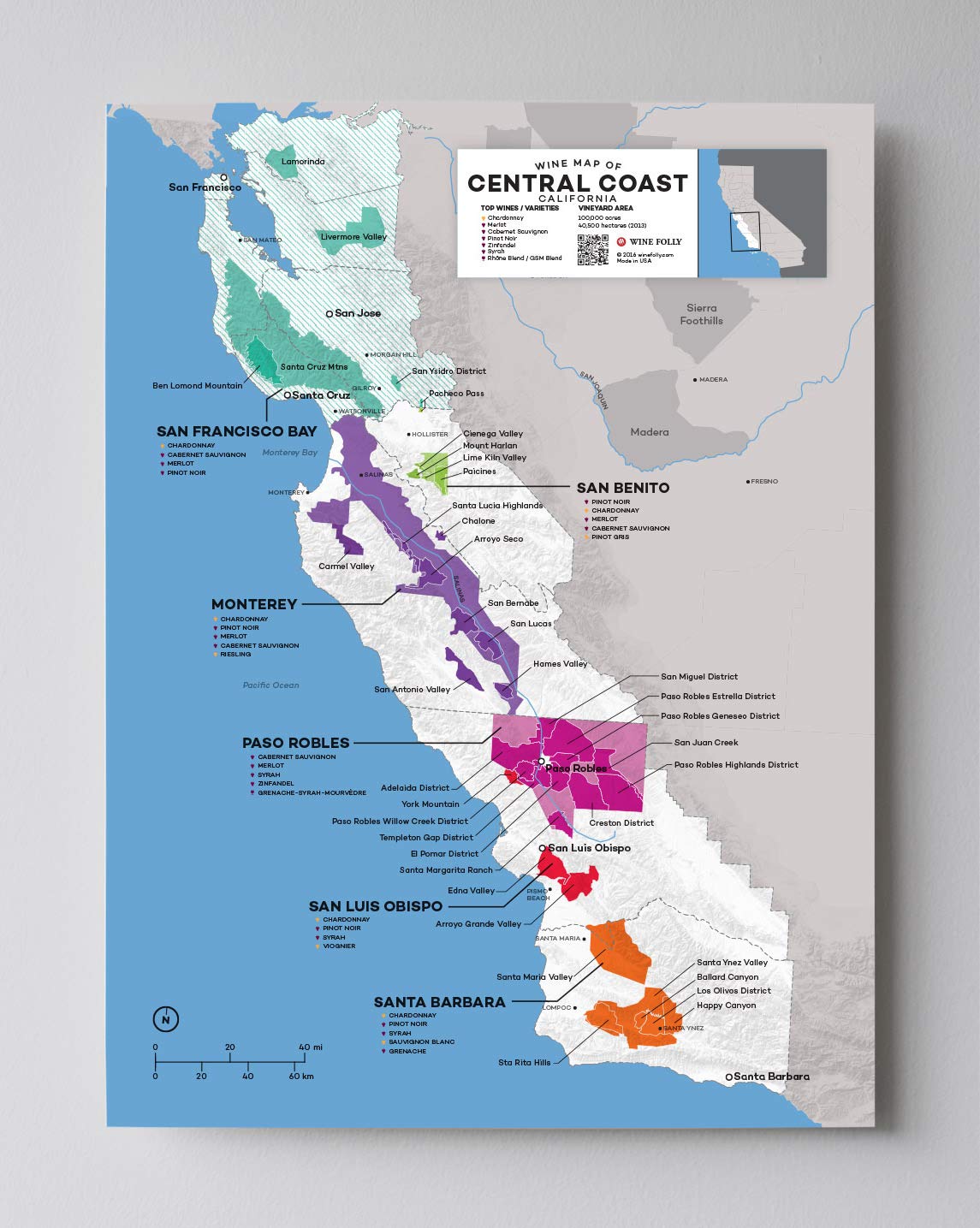 California Wine Map