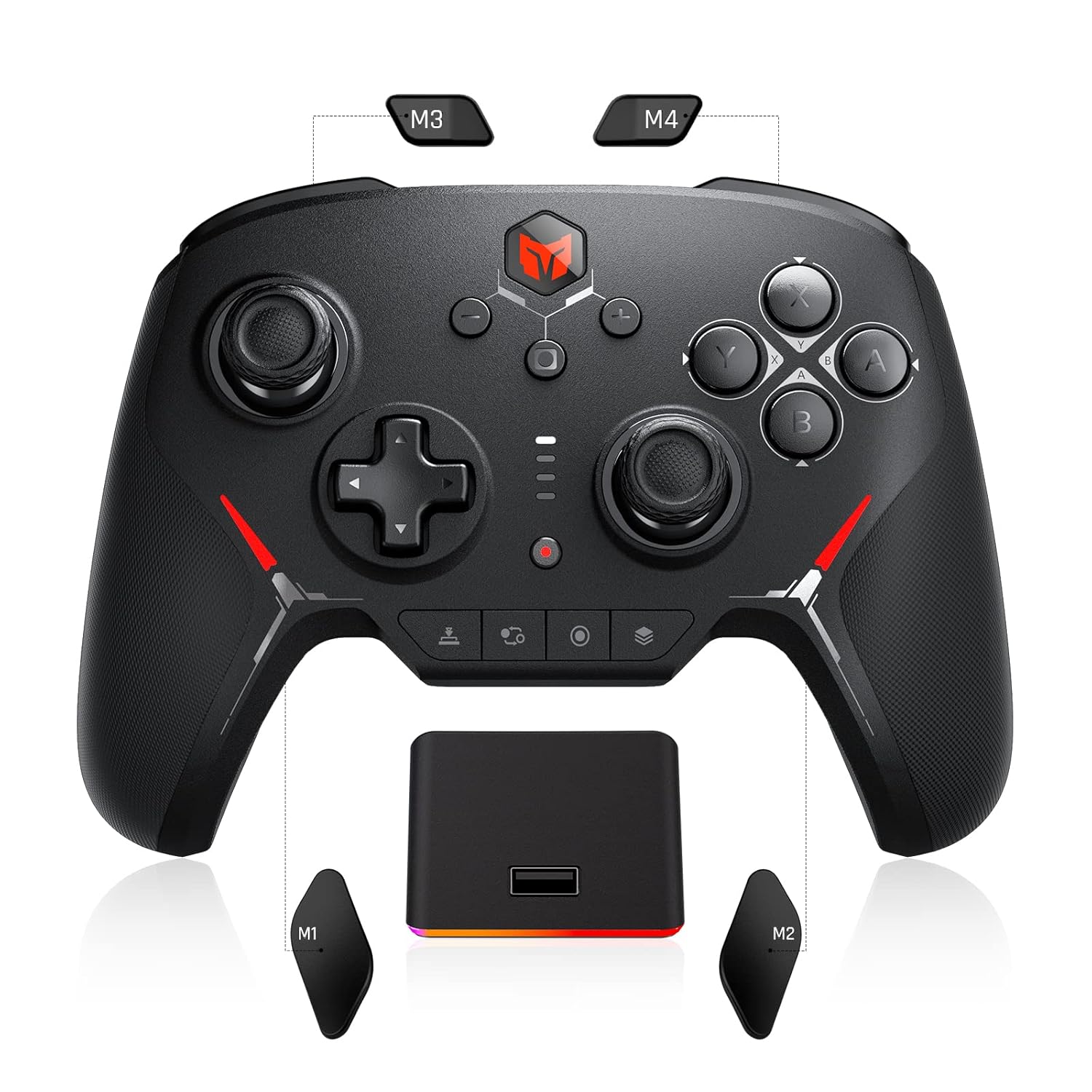 Amazon.com: BIGBIG WON Switch Controllers with Charging Base, Wireless ...