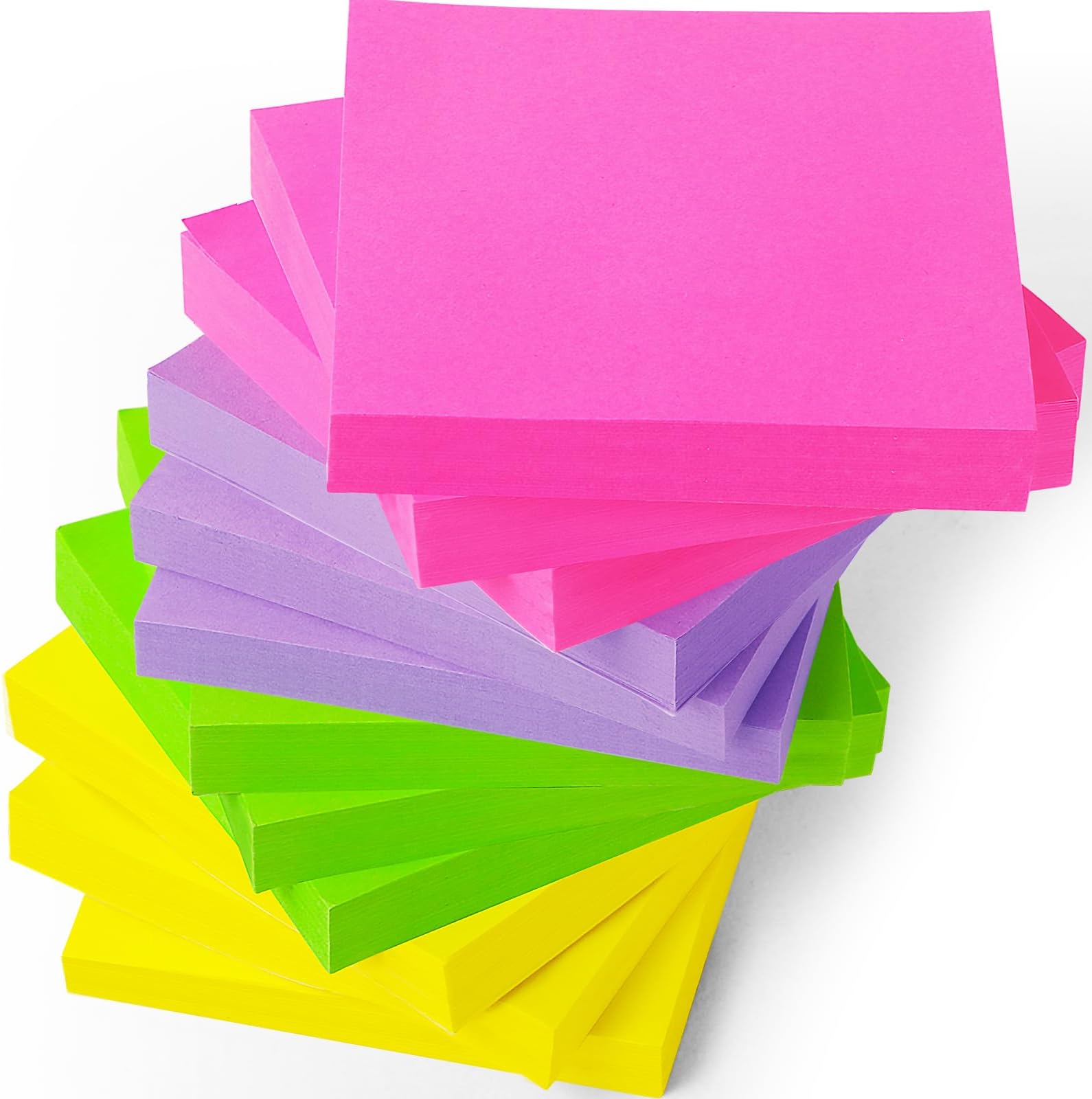 Amazon.com : umikk 50 Pads Mini Sticky Notes 1.5X 2 inch, Small Self ...