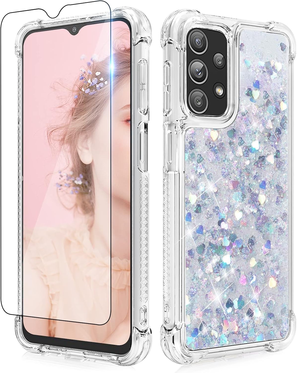 Dzxouui for Samsung A23 5G Case, Galaxy A23 Glitter Case Bling Sparkle ...