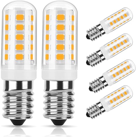 DiCUNO E14 LED Bulb 8W, E14 Small Edison Screw Light Bulbs, Warm White ...