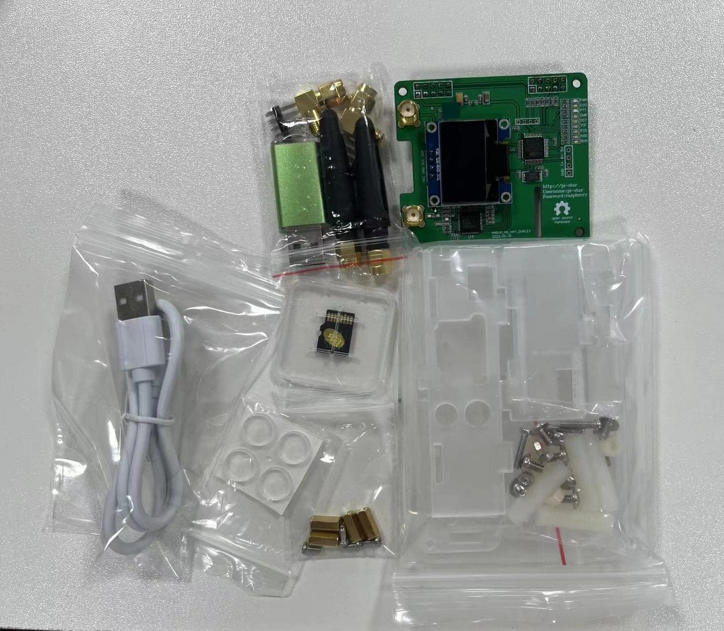 Amazon.com: Mokxihit Duplex MMDVM Hotspot Board DMR YSF Dstar Raspberry ...