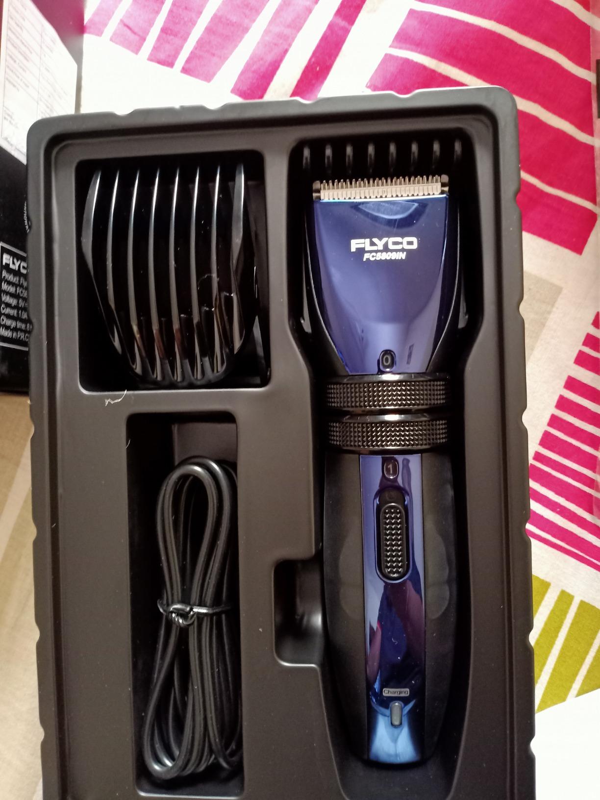 FLYCO Men's Cordless Rechargeable Beard and Hair Trimmers Haircut Kit ...