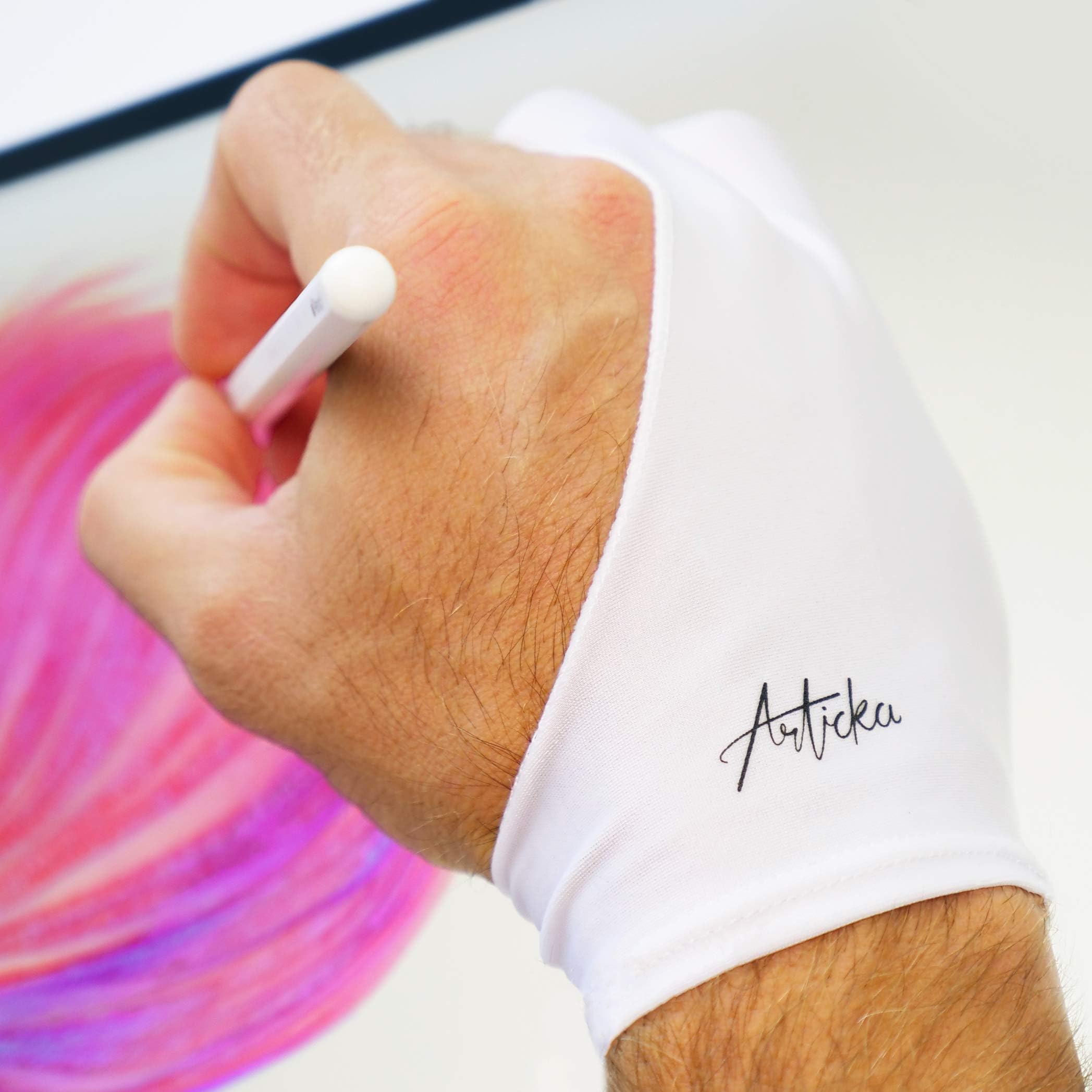 Amazon.com: Drawing Glove, Breathable Artist Glove for Right and Left ...