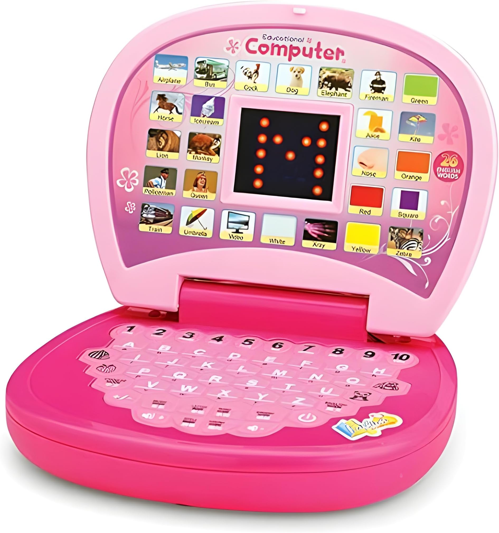 Educational Laptop for Kids, Fun Express Learning Computer (Pink ...
