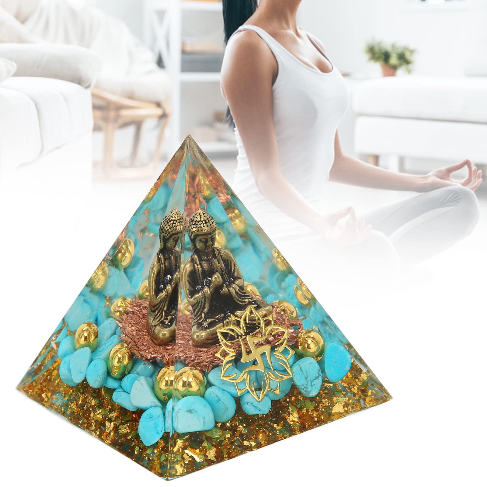 Piramide Energetica Mlysnd Orgonite Piramide, Orgonite, Cristal De