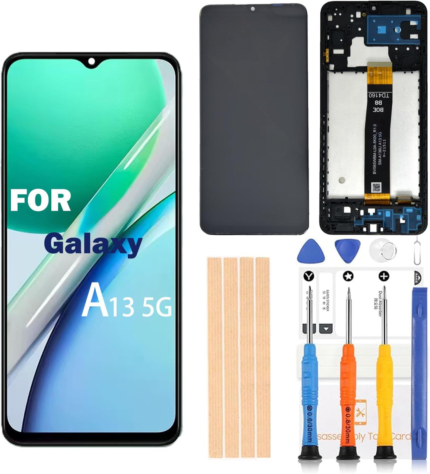 Amazon.com: ZTOOYO for Samsung Galaxy A13 5G Screen Replacement with ...