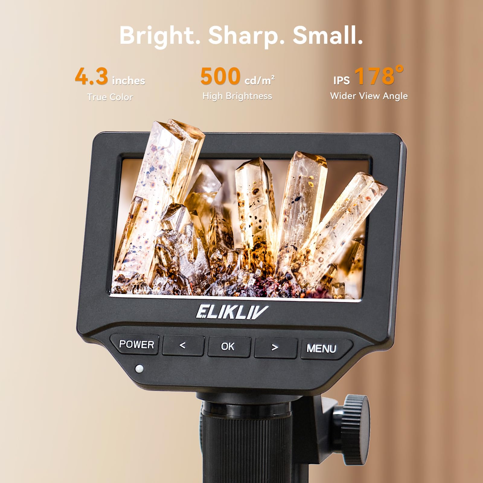 Snapklik.com : Elikliv EDM4C Coin Microscope
