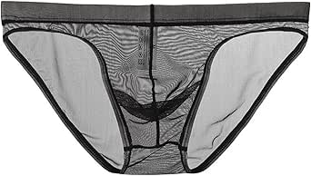 compulsoryking Men's Sexy Transparency Thin Underwear See Through ...