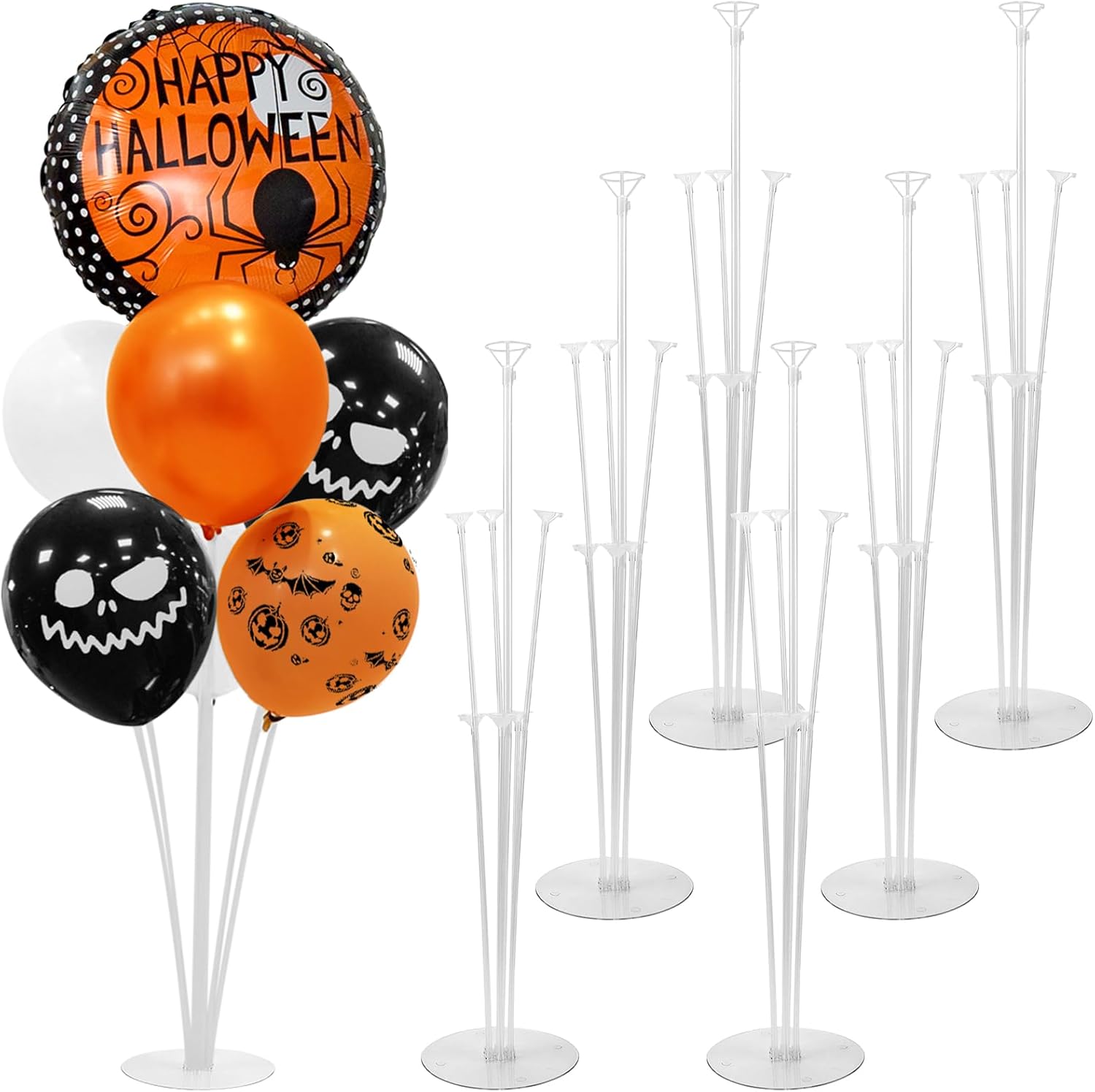 Amazon.com: 6 Sets Balloon Stands for Table Balloon Stand Kits Balloon ...