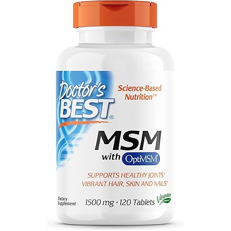 Amazon.com: Doctor's Best MSM Powder with OptiMSM, Non-GMO, Vegan ...