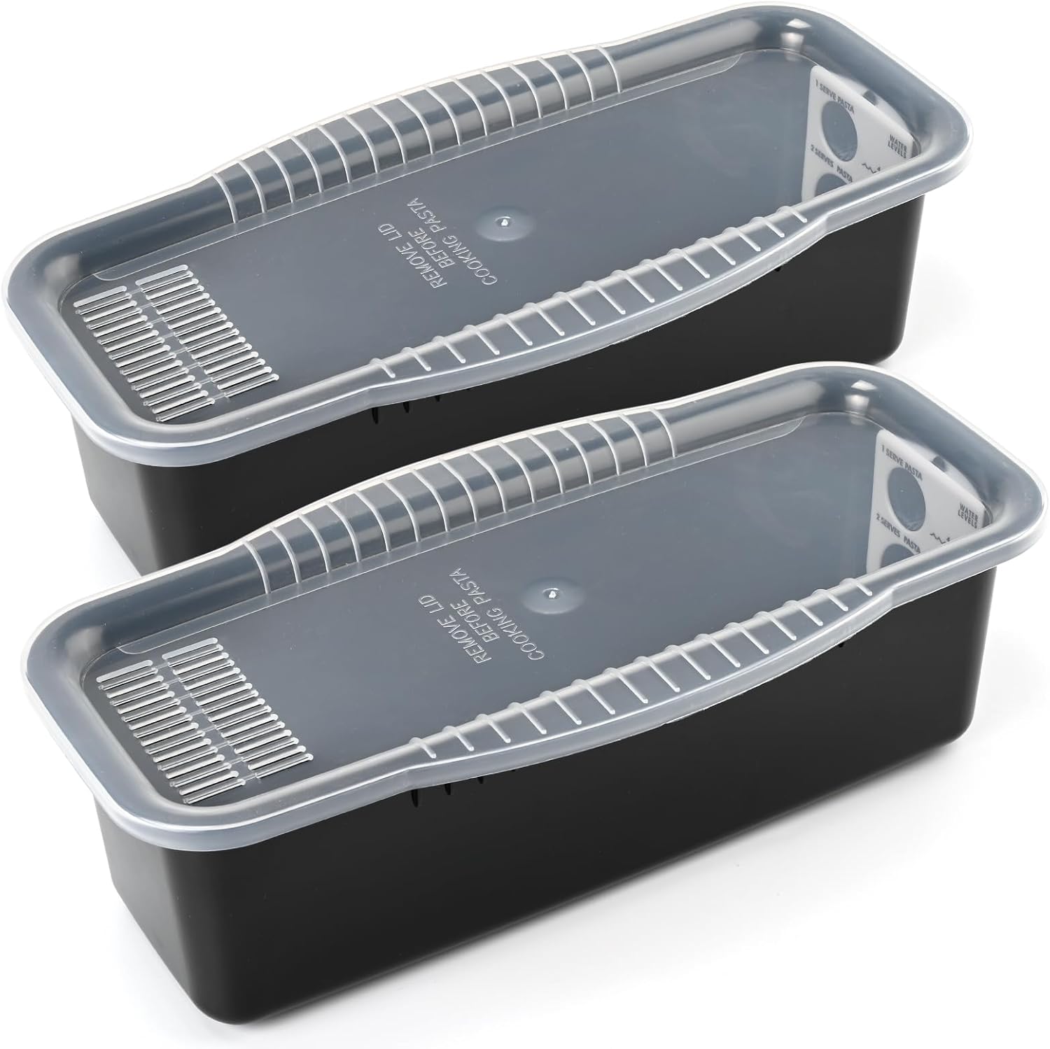 Amazon.com: Microwave Pasta Cooker with Strainer Lid- Quickly Spaghetti ...