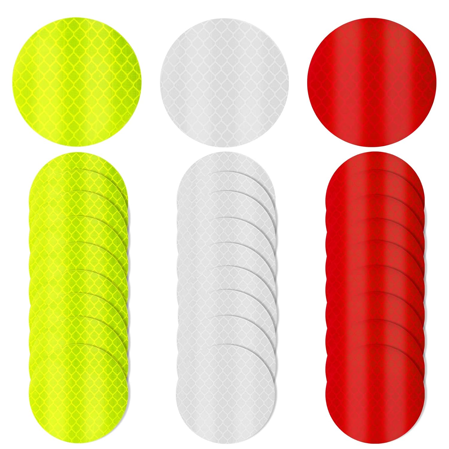 Abeillo 30 Pcs Warning Reflective Stickers Safety Reflective Sticker ...