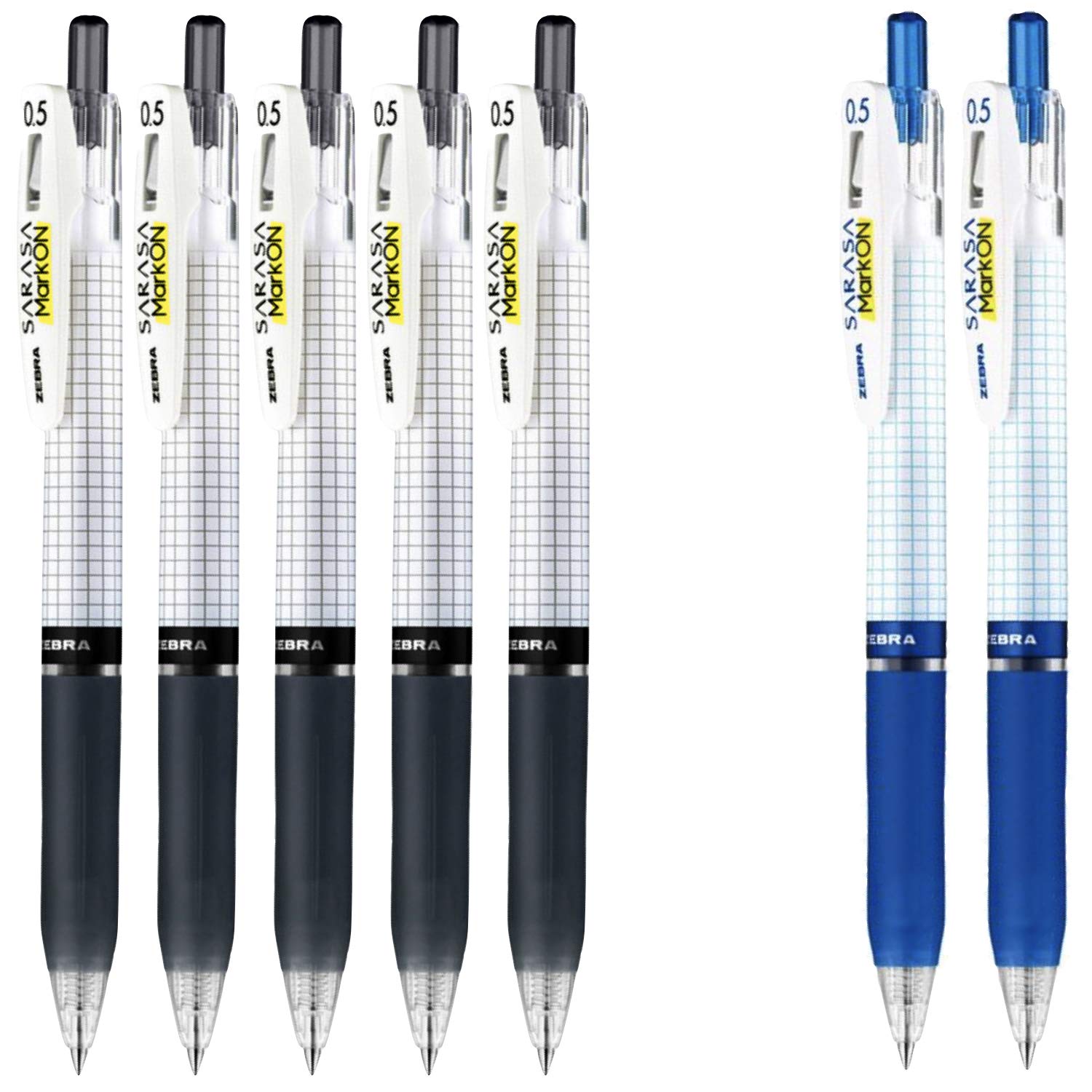 Amazon.com: Zebra sarasa Mark on Gel ink 0.5mm ballpoint pens ink color ...