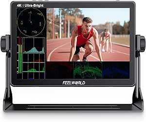 Amazon.com : FEELWORLD LUT11H 10.1 Inch 2000nit Ultra Bright Camera Field DSLR Monitor with ...