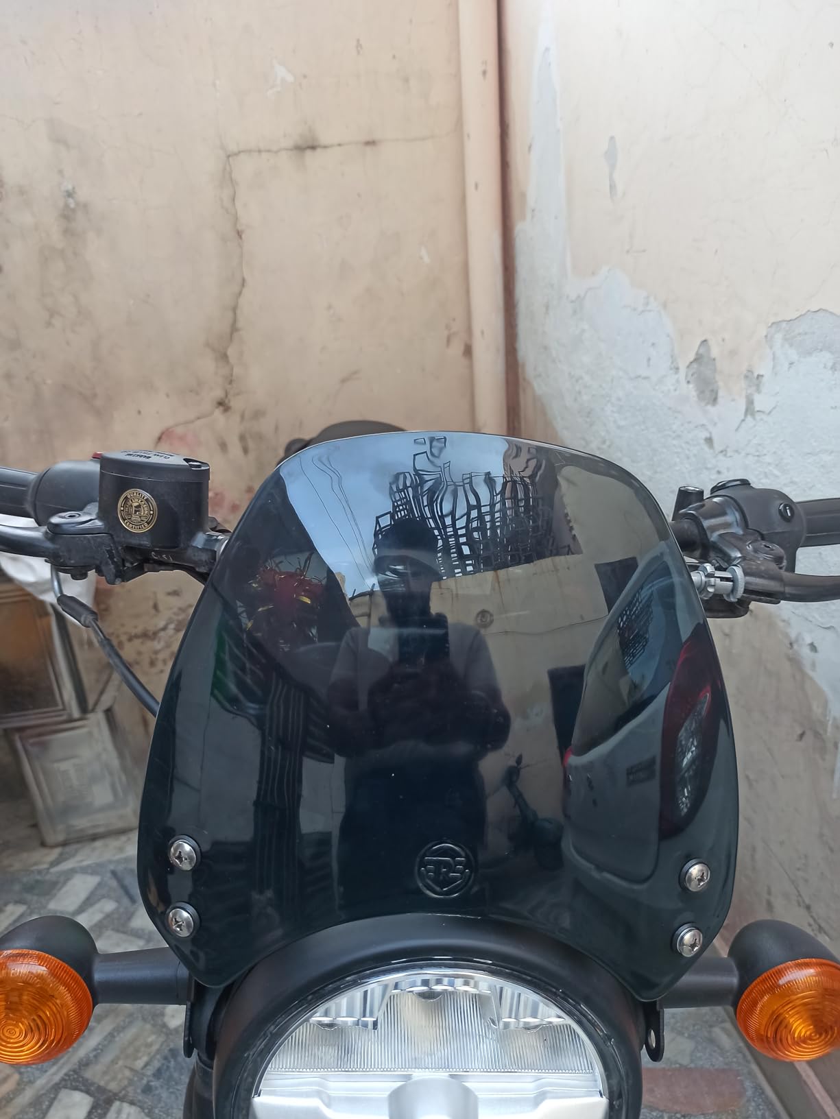"8eenPlus" Windshield for Bullet Hunter 350 with Complete Fitting Kit ...
