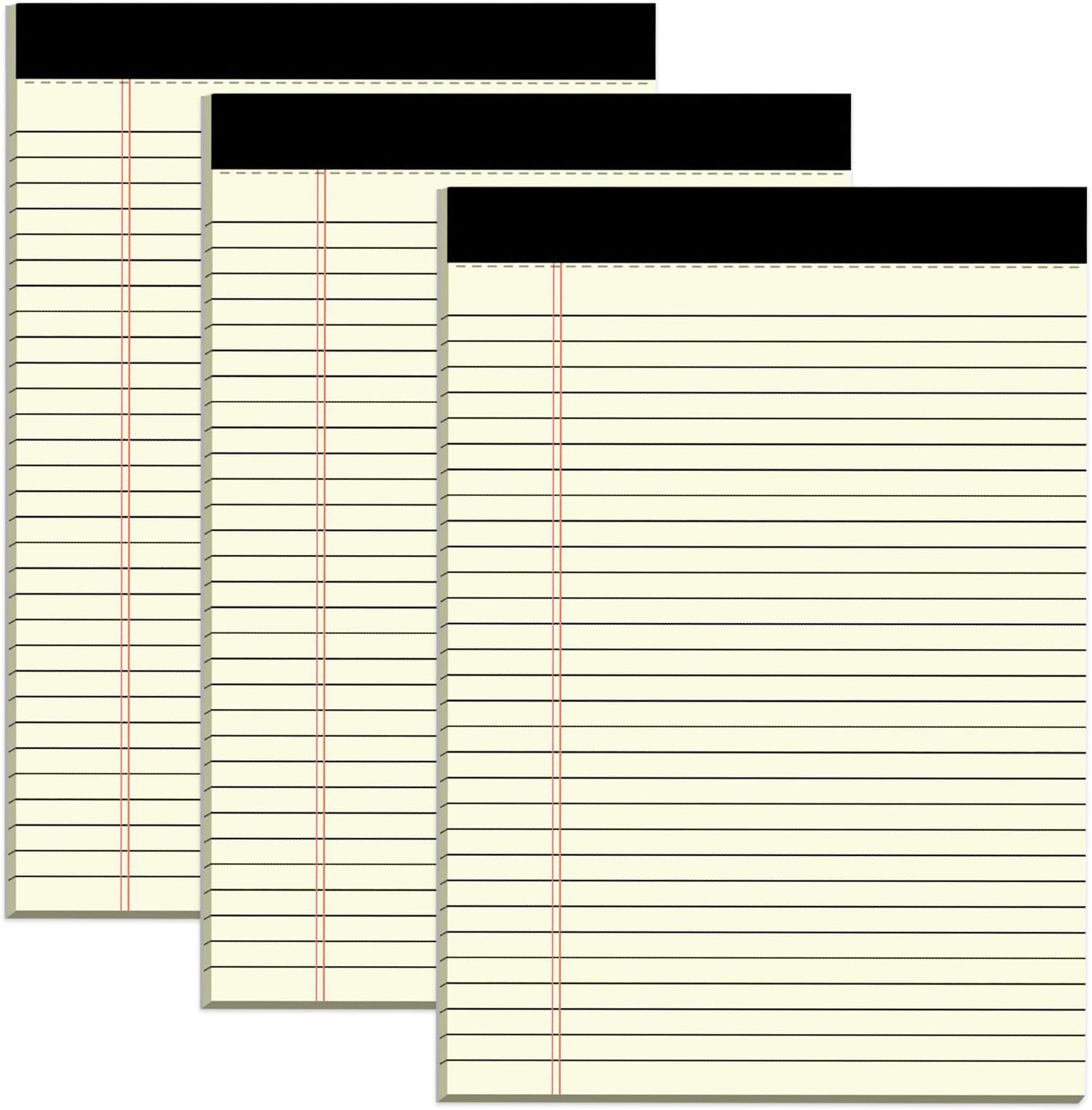 Amazon.com : 3 Pack Legal Pads 8.5 x 11 Yellow Note Pads 8.5 x 11 - 30 ...