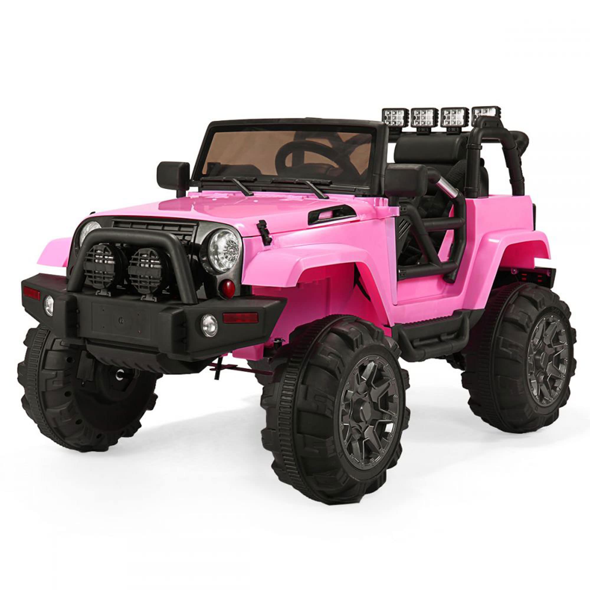 TOBBI 12V Kids Electric Battery Powered Wrangler Ride On Toy with ...