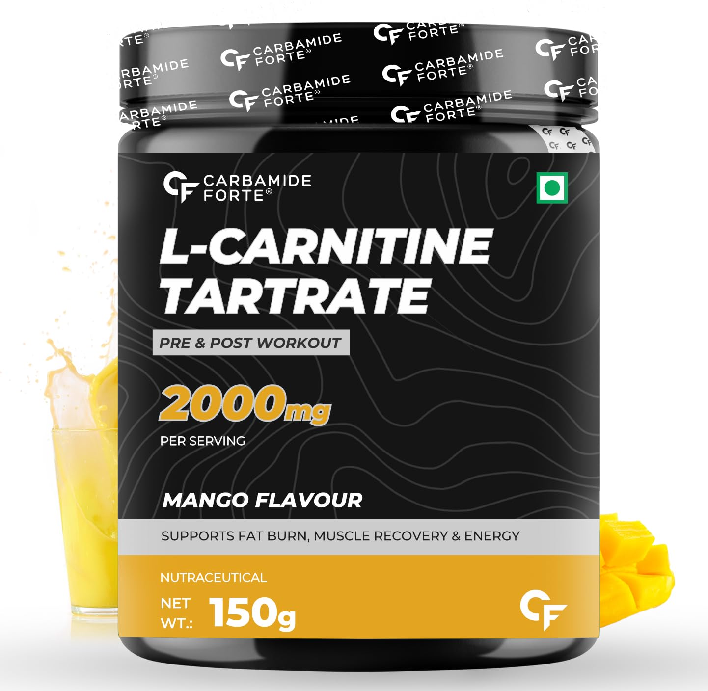 Carbamide Forte L Carnitine Powder for Men & Women | L-Carnitine L ...