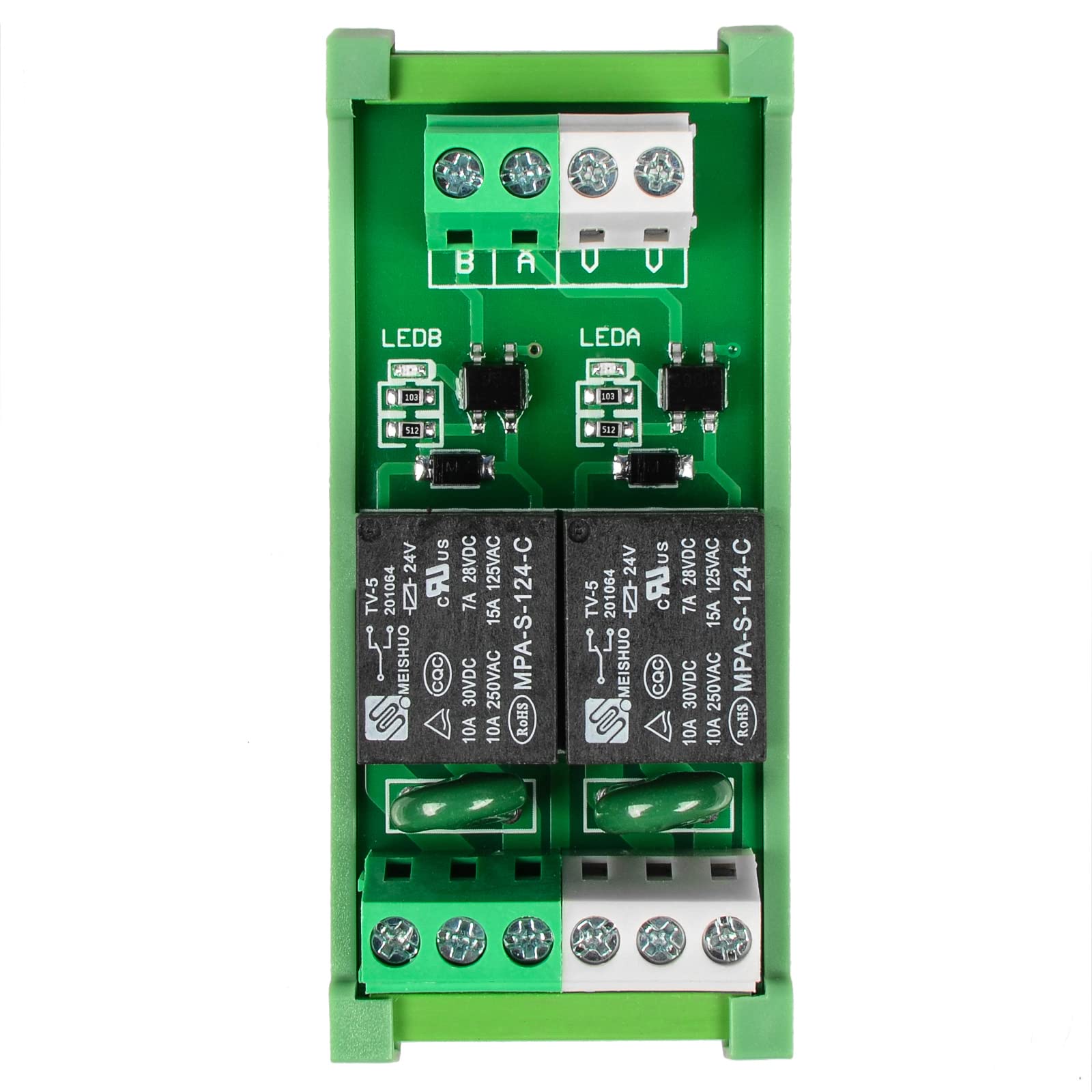 Snapklik.com : GUETNEU Relay Board, Relay Module 2 Channel 1 SPDT DIN ...