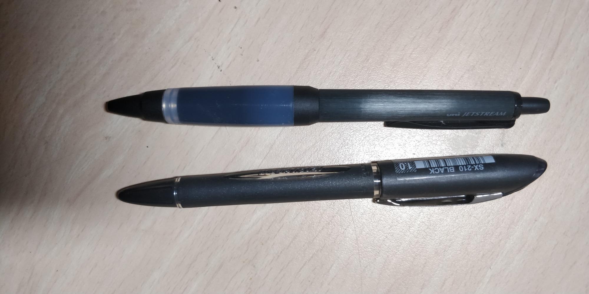 Uni Jetstream Alpha-Gel Grip, Black, 0.7mm Black Ink (SXN1000071P24 ...
