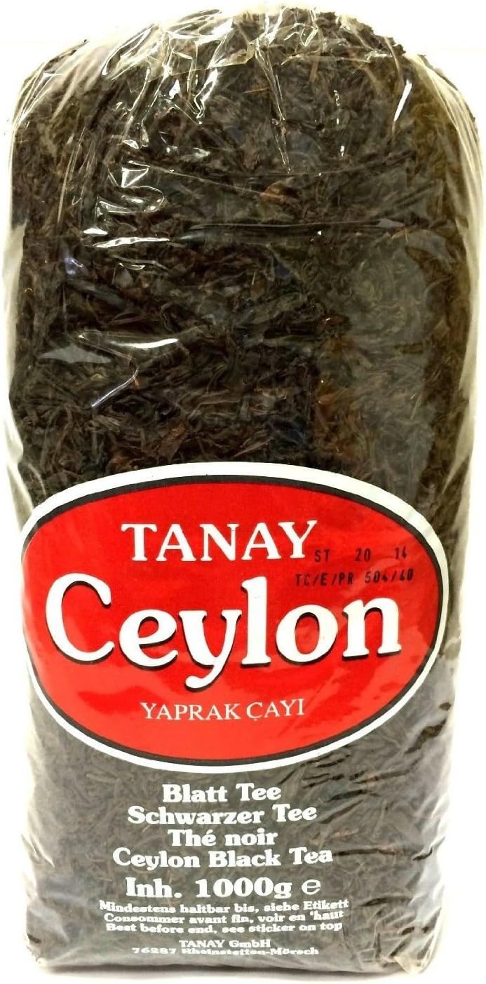 1000 g Black Tea Tanay Ceylon Turkish Tea Yaprak Cay Loose : Amazon.co ...