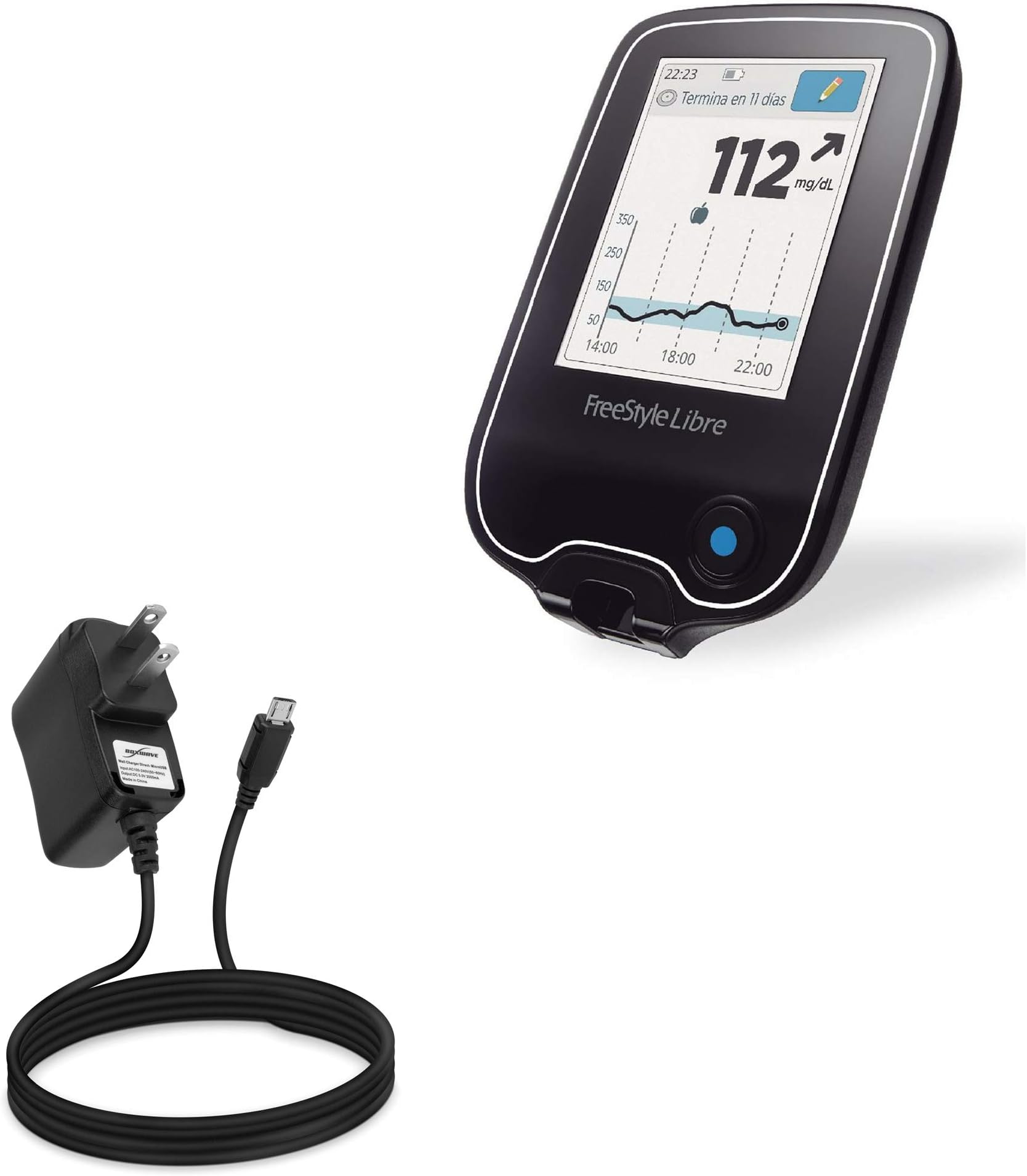 Amazon.com: BoxWave Charger for Freestyle Libre Reader (Charger Wall ...