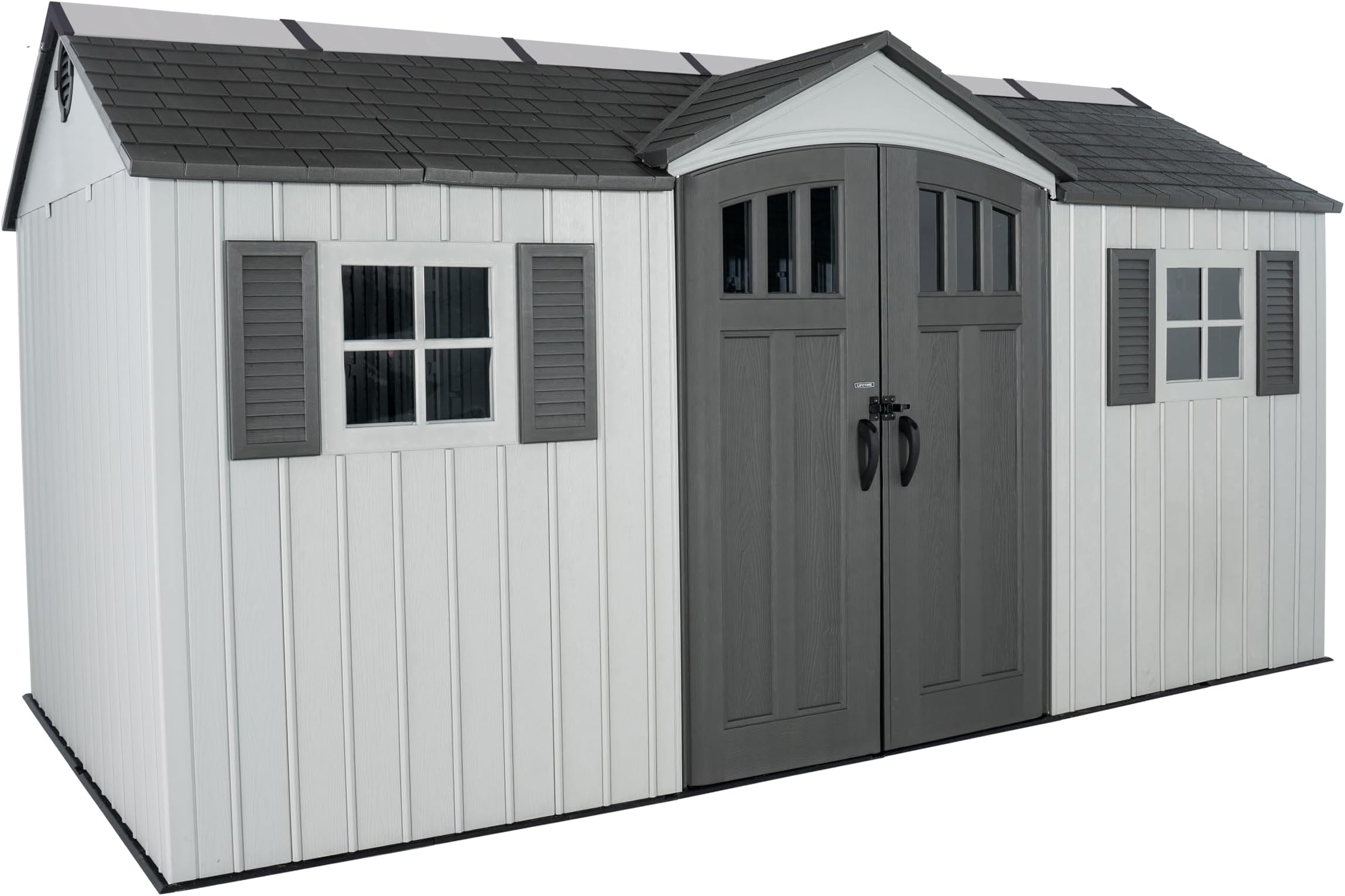 Amazon.com : Lifetime Outdoor Storage Shed, 8 x 12.5 Foot : Patio, Lawn ...