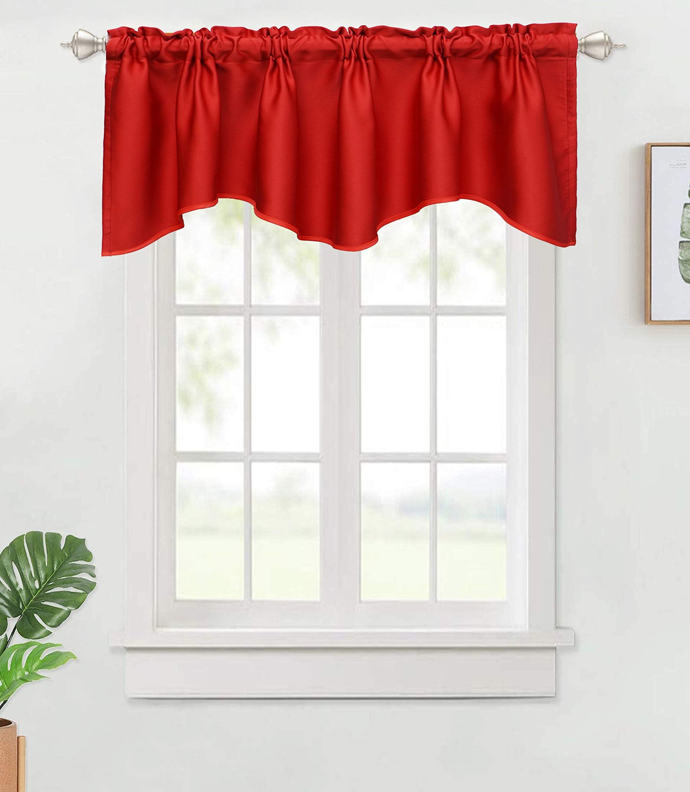 Amazon.com: Ellis Curtain Stacey 60-by-38 Inch Ruffled Swag Curtain ...